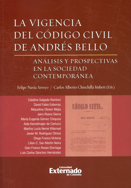 LA VIGENCIA DEL CODIGO CIVIL DE ANDRES BELLO - Librería Lerner